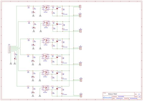 Modulo TRIAC EasyEDA Open Source Hardware Lab