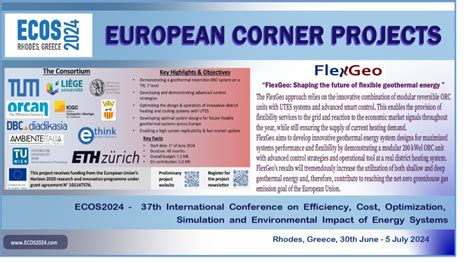 Ecos2024 37th International Conference On Efficiency Cost Optimization Simulation