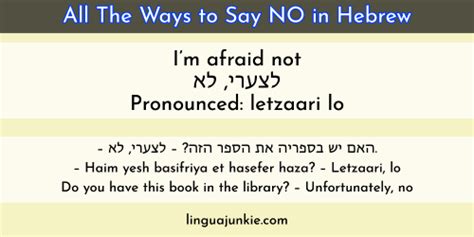How To Say Yes In Hebrew Looney Marn1977