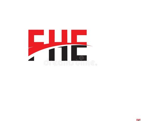 Fhe Letter Initial Logo Design Vector Illustration Stock Vector Illustration Of Swoosh