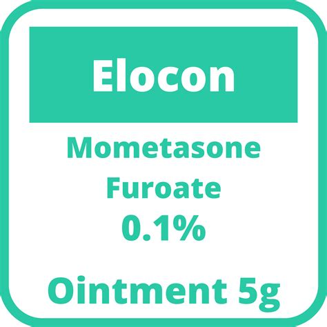 Elocon Mometasone Furoate 01 5g Ointment Price In The Philippines