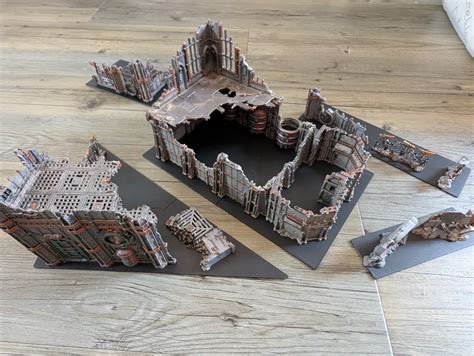40k 11th Edition Terrain Footprints Templates Free 3d Print Model