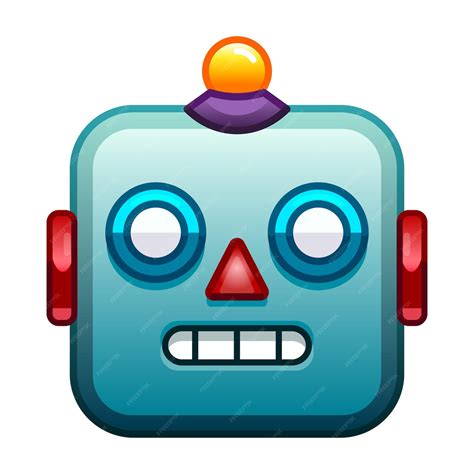 Смайлик высшего качества голова классической винтажной жестяной игрушки гримаса робота смайлик