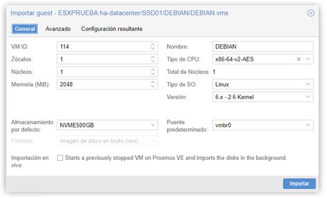 Proxmox Migrar Máquinas De Vmware Esxi Blog Virtualizacion