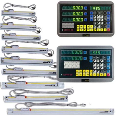 Buy 2 3 Axis Digital Readout And TTL Precision Linear Glass Scale DRO Encoder For Milling Lathe