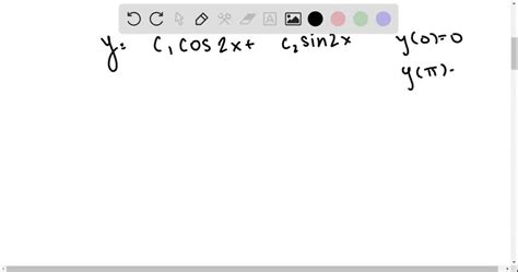 solved a solve the given boundary value problem b check the