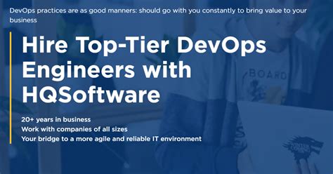 Hire Devops Engineers Hqsoftware