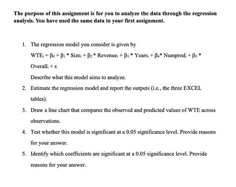 Solved The Purpose Of This Assignment Is For You To Analyze Chegg
