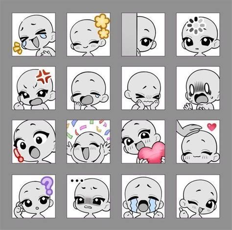 Chibi Sticker Base Chibi Emotes Twitch Base Twitch Emote Base Free Emote Base Free Twitch
