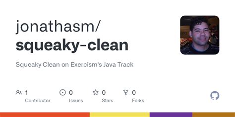 GitHub Jonathasm Squeaky Clean Squeaky Clean On Exercism S Java Track