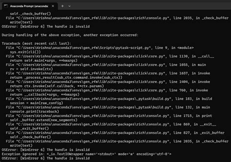 BUG OSError Handle Is Invalid During Execution Issue 271