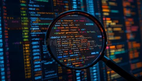 Code On A Computer Screen Displayed Lines Of Colorful Text