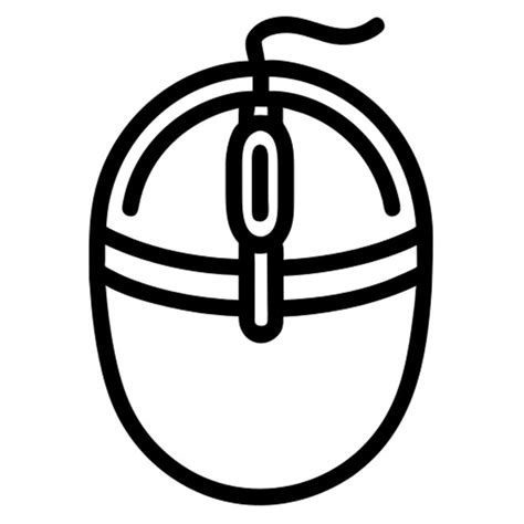 Premium Vector Computer Mouse Icon Outline