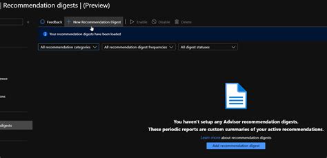 azure you can now get azure advisor digest