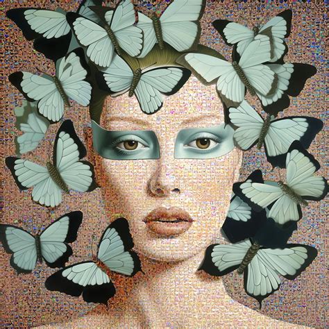 photomosaic Enchanted garden Joël Moens de Hase Belgian contempory artist specialized in