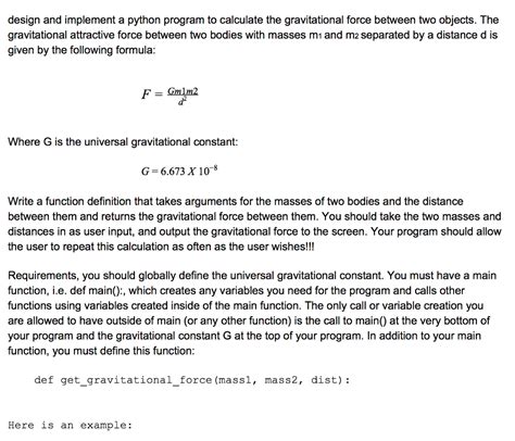 Solved Design And Implement A Python Program To Calculate Chegg