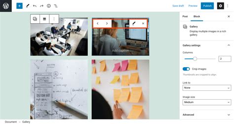 How To Use The Wordpress Gallery Block How To Use The Wordpress Gallery Block