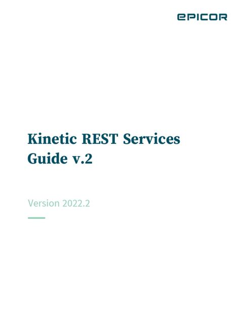 Rest Services Version 2 20222 Pdf Representational State Transfer Hypertext Transfer Protocol