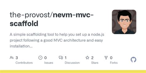 Github The Provostnevm Mvc Scaffold A Simple Scaffolding Tool To Help You Set Up A Nodejs
