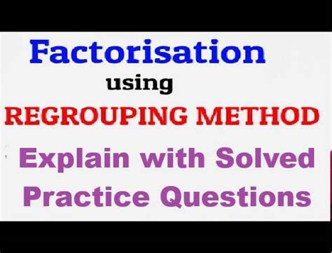 Factorisation Class 9 Op Malhotra Exe 4b Icse Maths Solutions Icsehelp