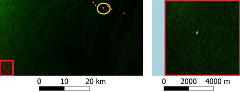 4 Detection Of Ships Using The Cfar Method With Left The Entire Download Scientific Diagram