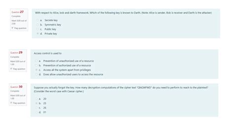 Solved With Respect To Alice Bob And Darth Framework Which
