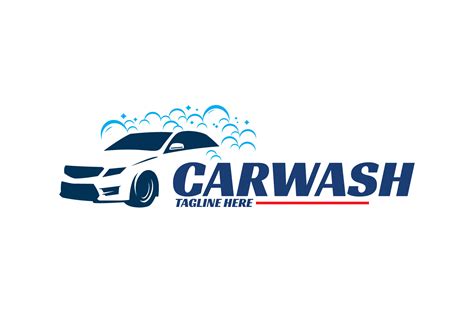 Car Wash Logo Design Template Graphic By Nicemorning · Creative Fabrica