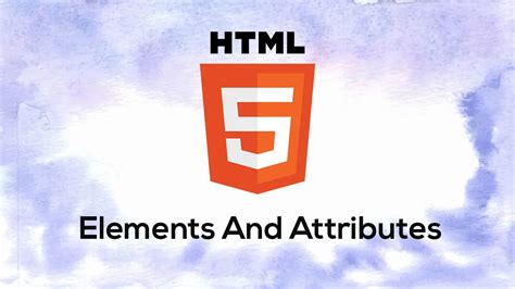 Html Elements And Attributes