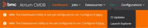 bmc atrium core launch explorer menu on cmdb dashboard is incorrect knowledge article