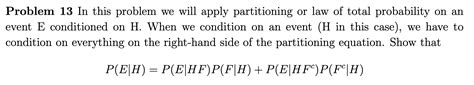 solved problem 13 in this problem we will apply partitioning