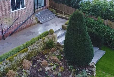 New Patio And Garden Steps In Esher Surrey Lg Pro Landscaping
