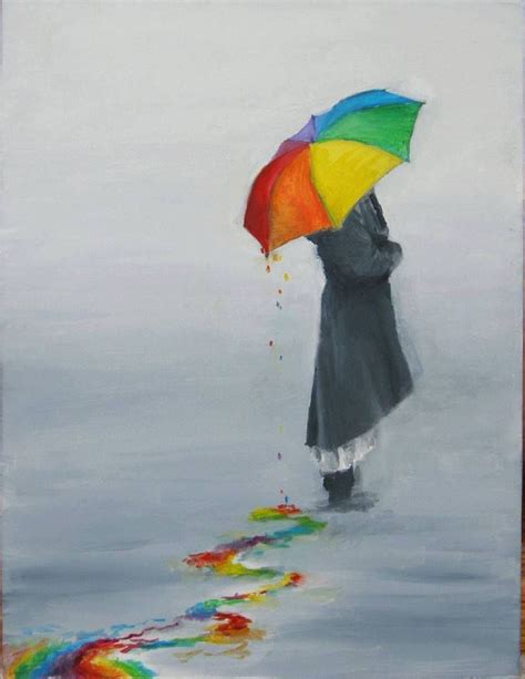 Belgique Umbrella Art Colorful Art Rainbow Art