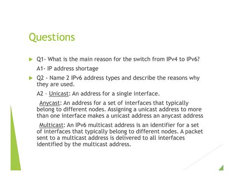 Internet Of Things Notes Ipv4 Vs Ipv6pdf