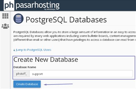 Panduan Membuat Database Postgresql Di Cpanel