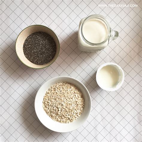 Resepi Overnight Oat Untuk Sahur Resepi Bergambar