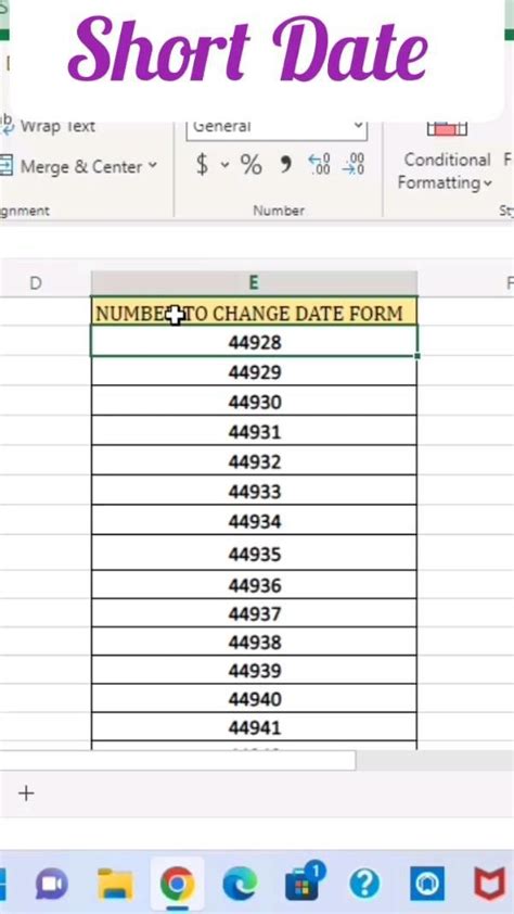 How To Change Digit Date Form In MS Excel