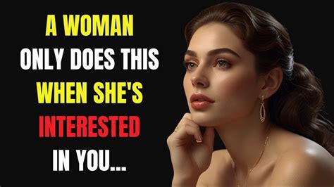 Woman Only Do This When A Man Likes Them Signs That A Woman Likes Them Youtube