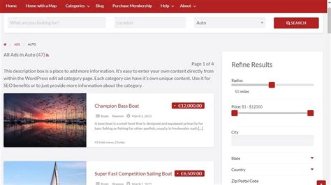 Classipress Theme Demo Sell Classified Ads In Wordpress Youtube