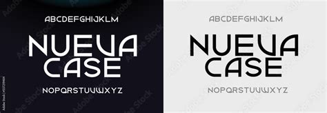 Nueva Case Sports Minimal Tech Font Letter Set Luxury Vector Typeface For Company Modern Nueva Case Sports Minimal Tech Font Letter Set Luxury Vector Typeface For Company Modern