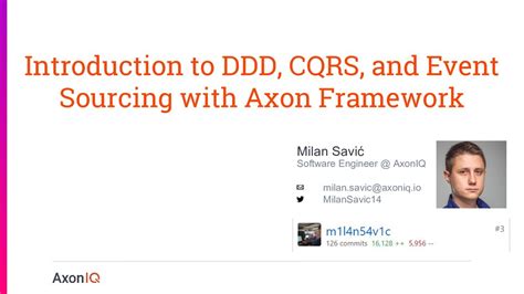Introduction To Ddd Cqrs And Event Sourcing With Axon Framework Speaker Deck