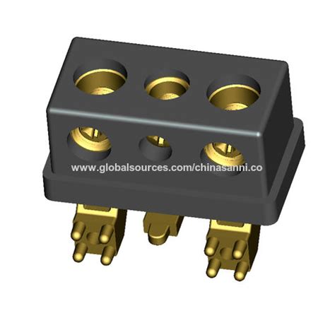 3 Position PCB Mounting Barrier Terminal Block Terminal Blocks Power Terminal Audio Terminal