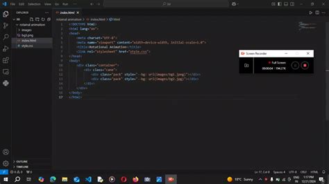 Mir Wajid Fayaz On Linkedin 3d Rotational Animation Using Html Css And Javascript
