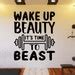 Gym Wall Decal Gym Wall Sticker Gym Wall Art Vinyl Letter Vinyl Decal