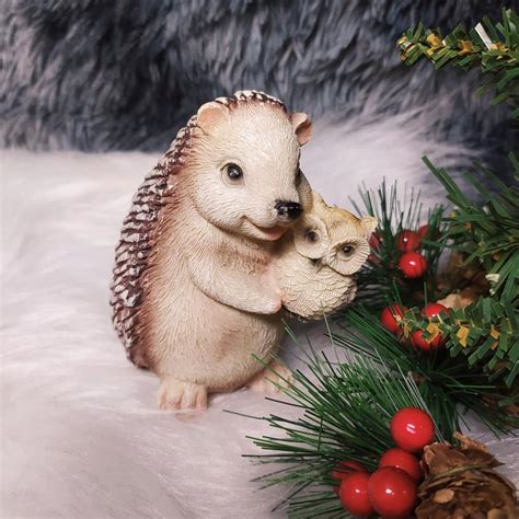 Декоративна композиція фігурка їжачок сова — ціна 170 грн у каталозі Статуетки Купити товари для