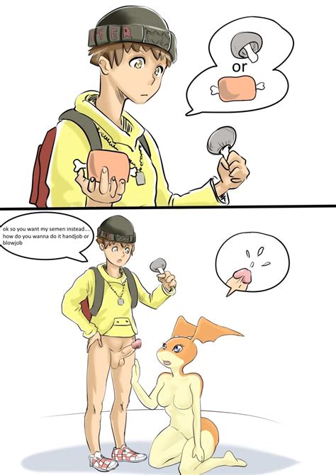 Rule 34 1girls Anthro Anthrofied Breasts Cafin Comic Cum Digimon