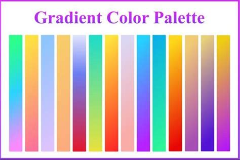 Green Gradient Color Palette Vector Free Download