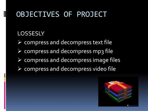 Ppt A Presentation On File Compression And Decompression Powerpoint Presentation Id 5544427
