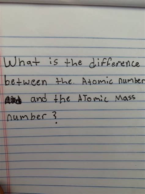 Get Answer What Is The Difference Between The Atomic Number And And The Transtutors