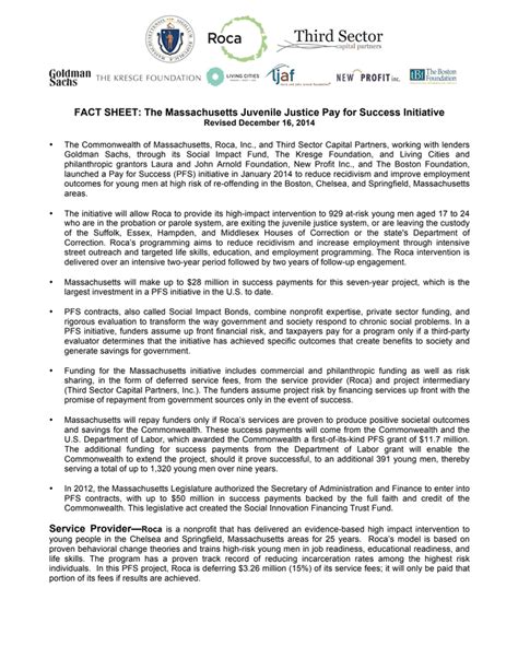 Massachusettsrocapfsprojectfactsheet Documentcloud