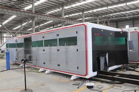 Dxtech 1530sp6t220 All Cover Sheet And Tube Fiber Laser Cutting Machine